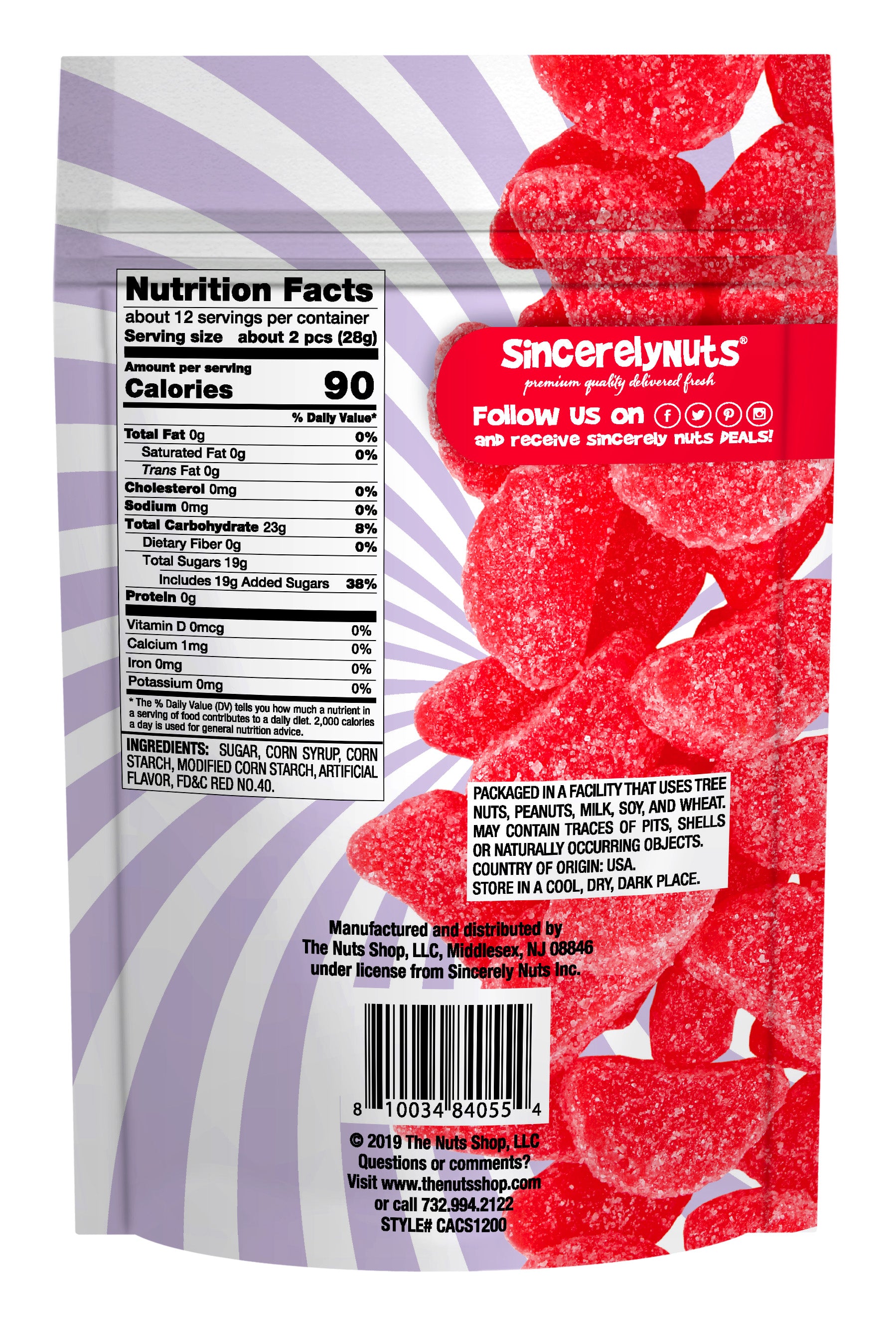Cherry Slices 12 Oz. (12 Pack) – The Nuts Shop