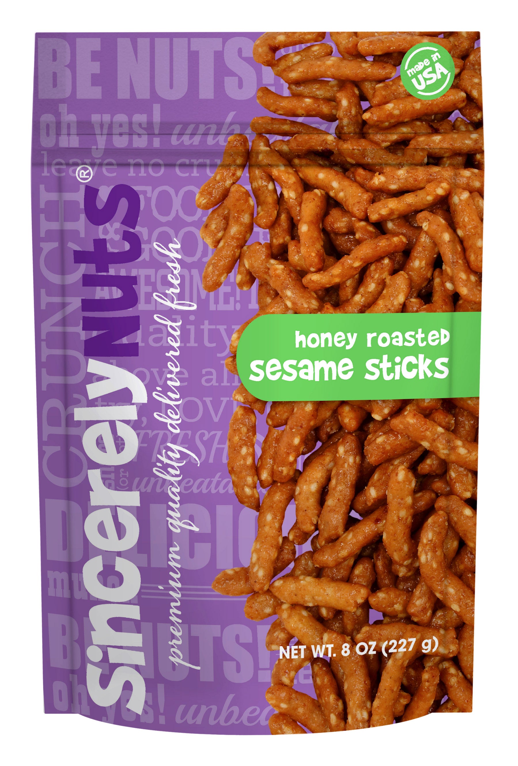 Honey Roasted Sesame Sticks 8 Oz. (12 Pack) – The Nuts Shop