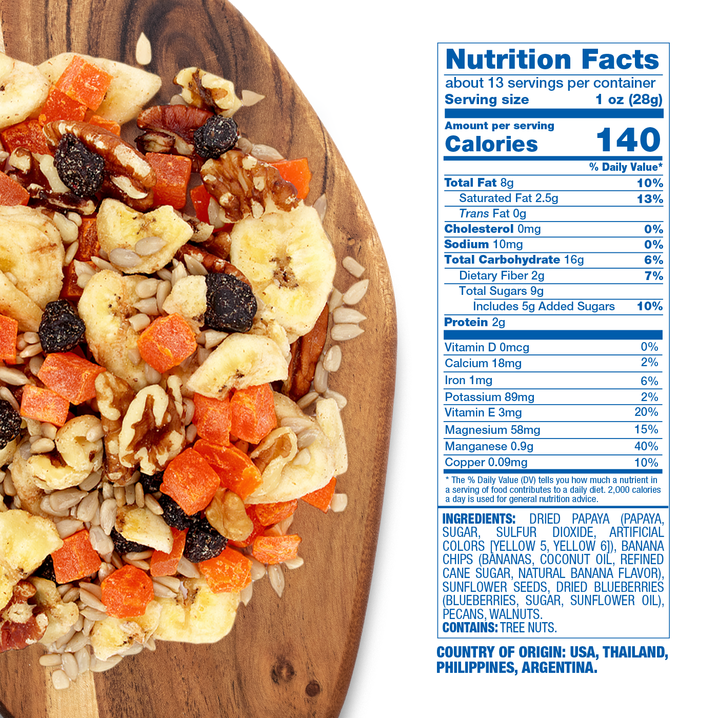 Sunkist® Antioxidant Trail Mix 13 Oz (12 Pack) – The Nuts Shop