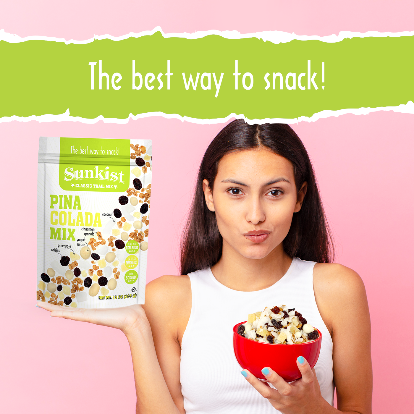 Sunkist® Pina Colada Blend Trail Mix 13 Oz (12 Pack) – The Nuts Shop
