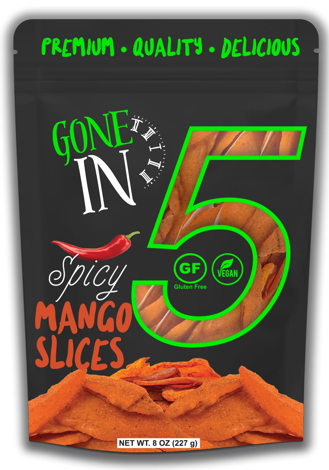 Spicy Mango Slices 7.5 Oz. (12 Pack) – The Nuts Shop